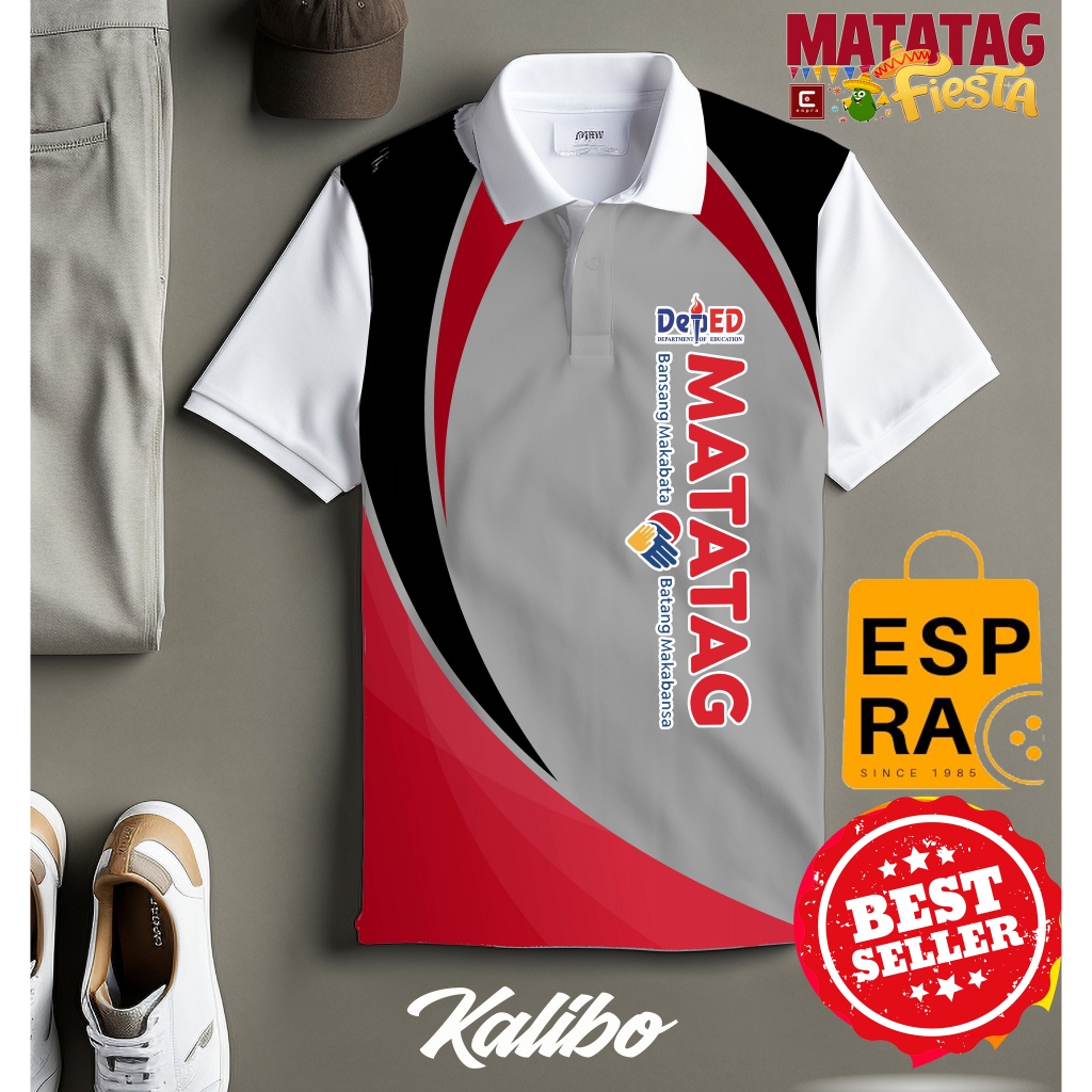 DepEd Matatag Fiesta Collection Polo Shirt UNIFORM FULL SUBLIMATION ...