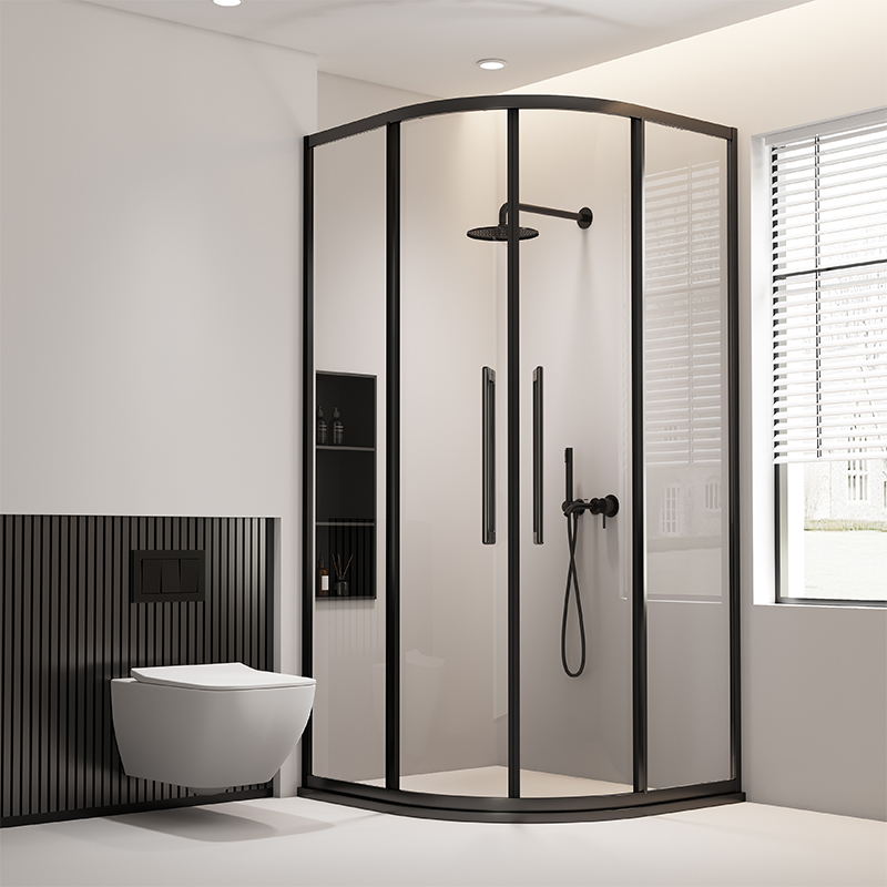 Customized integral shower room bathroom glass partition bathroom wet ...