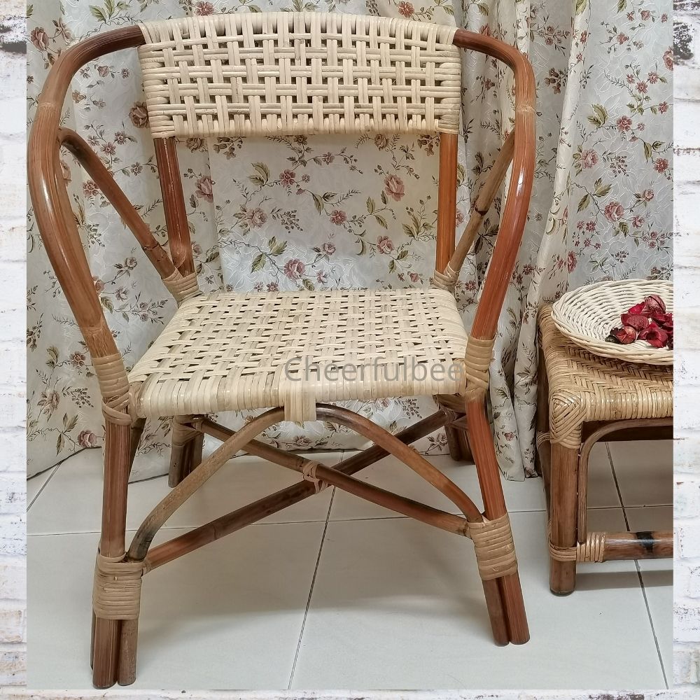 [Trends eMart] 100% Handmade Classic Traditional Rattan Chair for Kids ...