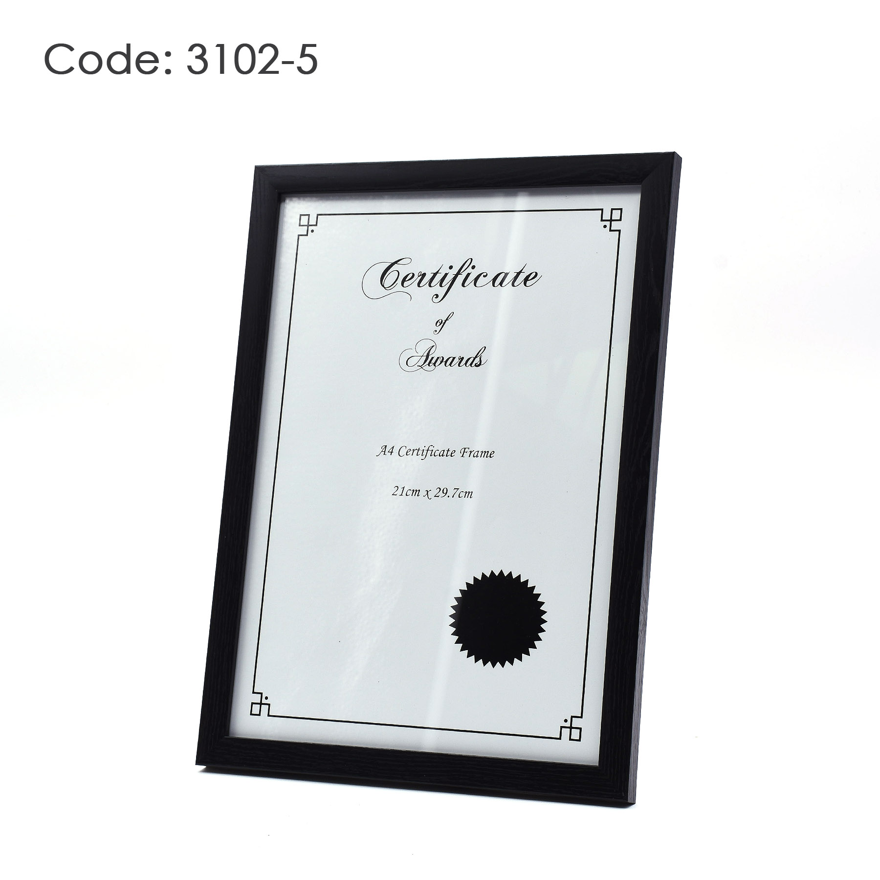  SG Local Stock A4 Certificate Frame A4 Photo Frame Black And