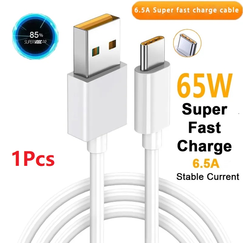 Jiheti High Quality 1-3Pcs Realme Original Type C Cable Phone 65w 80W 6 ...