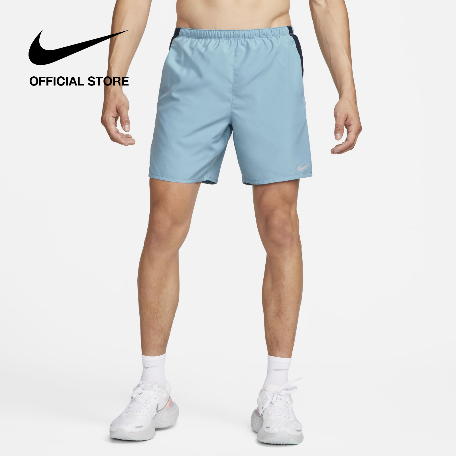 Nike Men's Challenger Brief-Lined Running Shorts - Worn Blue - Nike ...