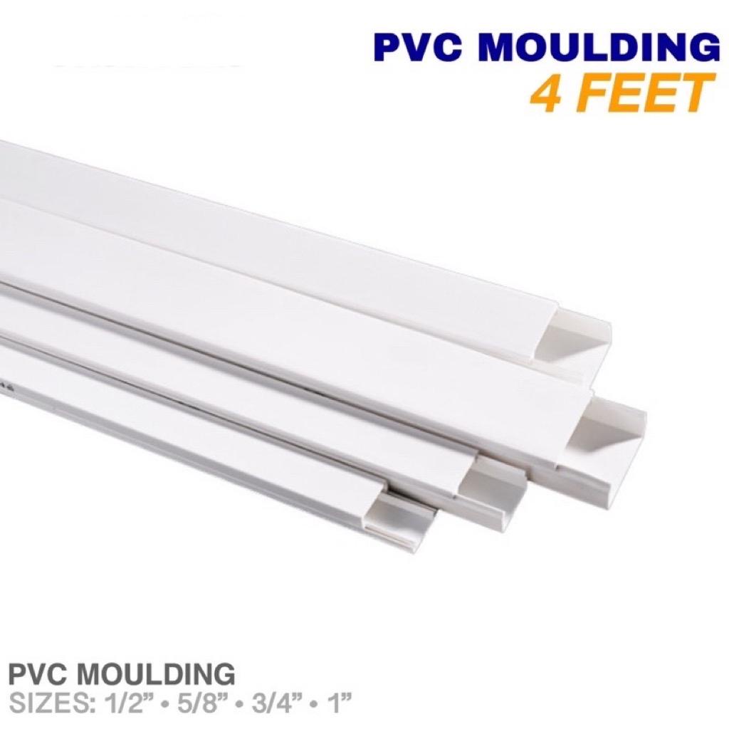 4 FT | PVC Moulding | Electrical Wire Pipe | Plastic Pipe For ...