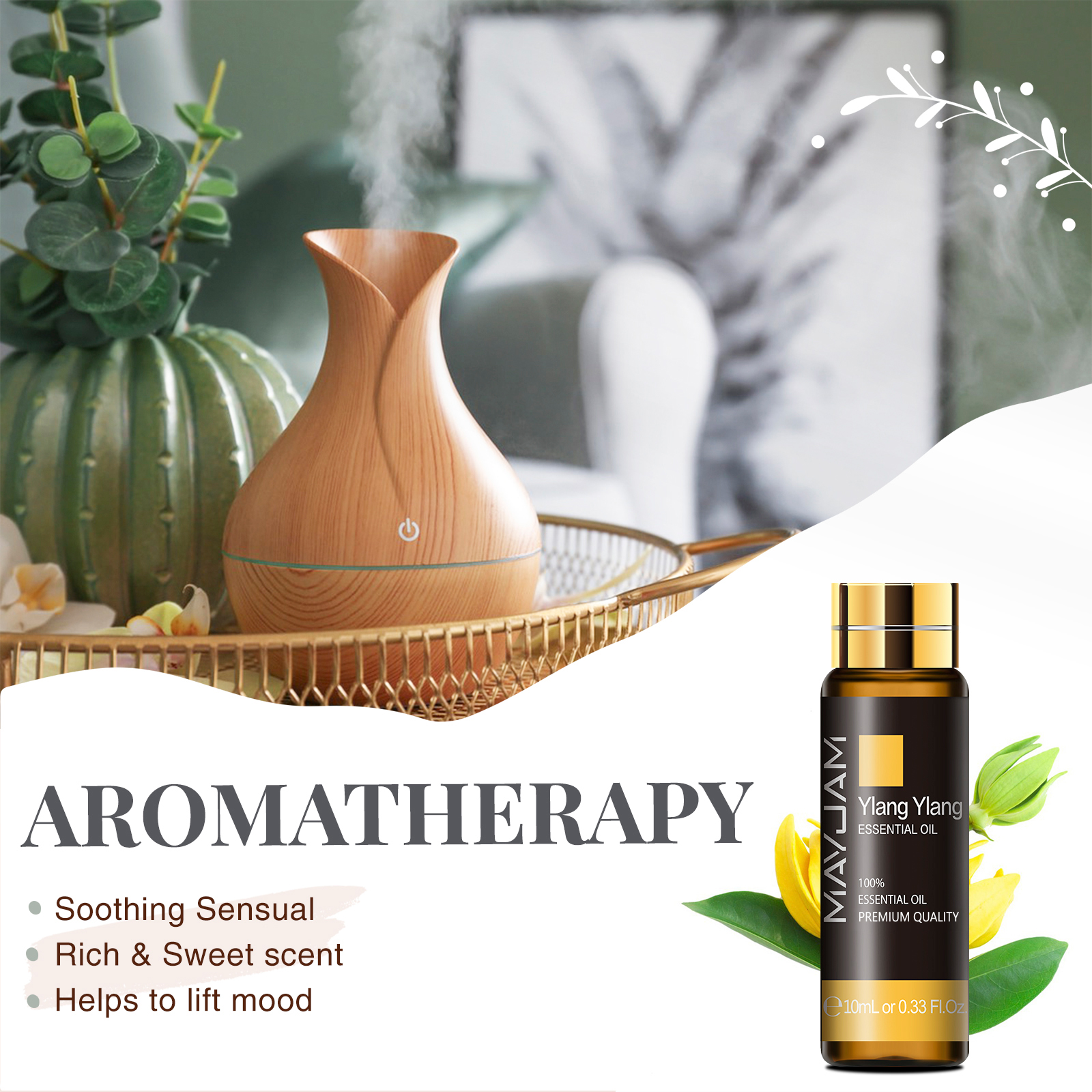 【New-store】 10ML Lavender Massage Diffuser Frankincense Bergamot ...