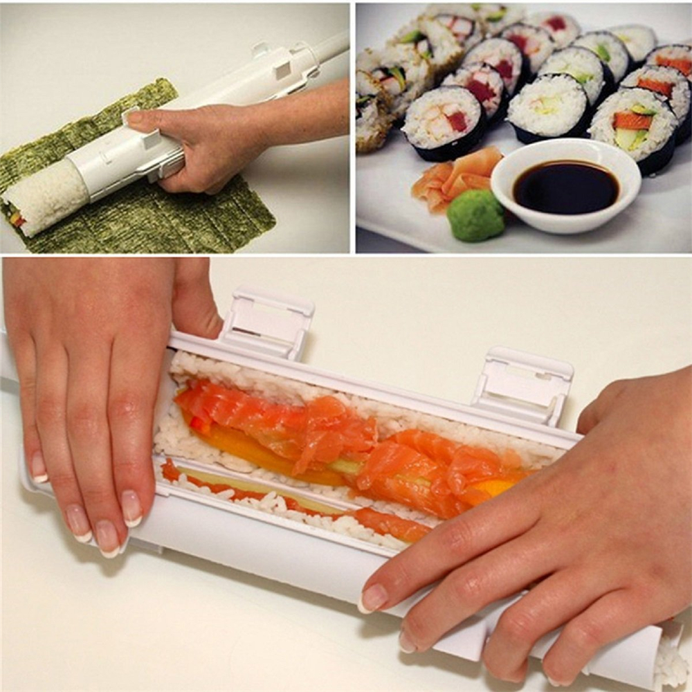 【Free-delivery】 1pcs Sushi Maker Roller DIY Sushi Making Machine Quick ...