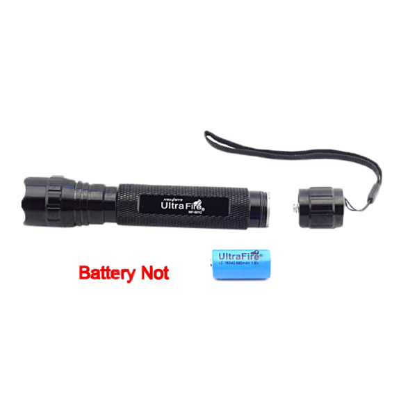 Ultrafire WF-501C CREE affordable XM-L2 LED Flashlight Sports 3x16340 ...