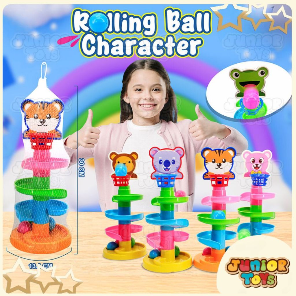 Mainan Anak Bola Seluncur Rolling Ball Permainan Edukasi Montesori Toys ...