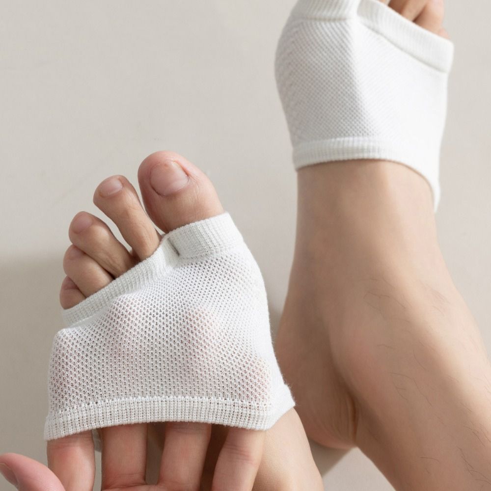 Fashion Elastic Forefoot Socks Invisible Splitting Toes Half Feet Socks ...