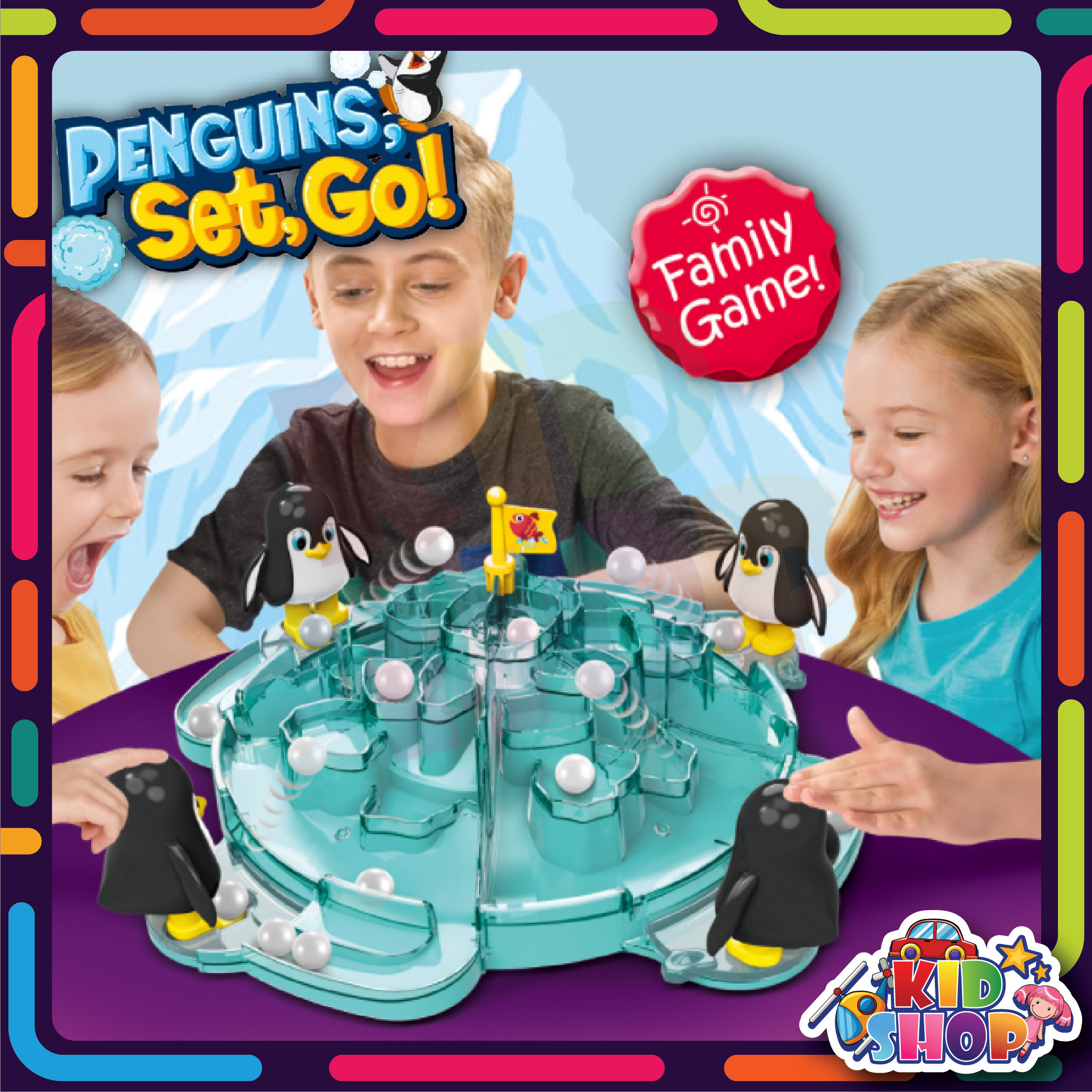 เกมเตะบอลหิมะ เพนกวิน PENGUINS SET GO ของเล่นเสริมพัฒนาการ ของเล่น ...