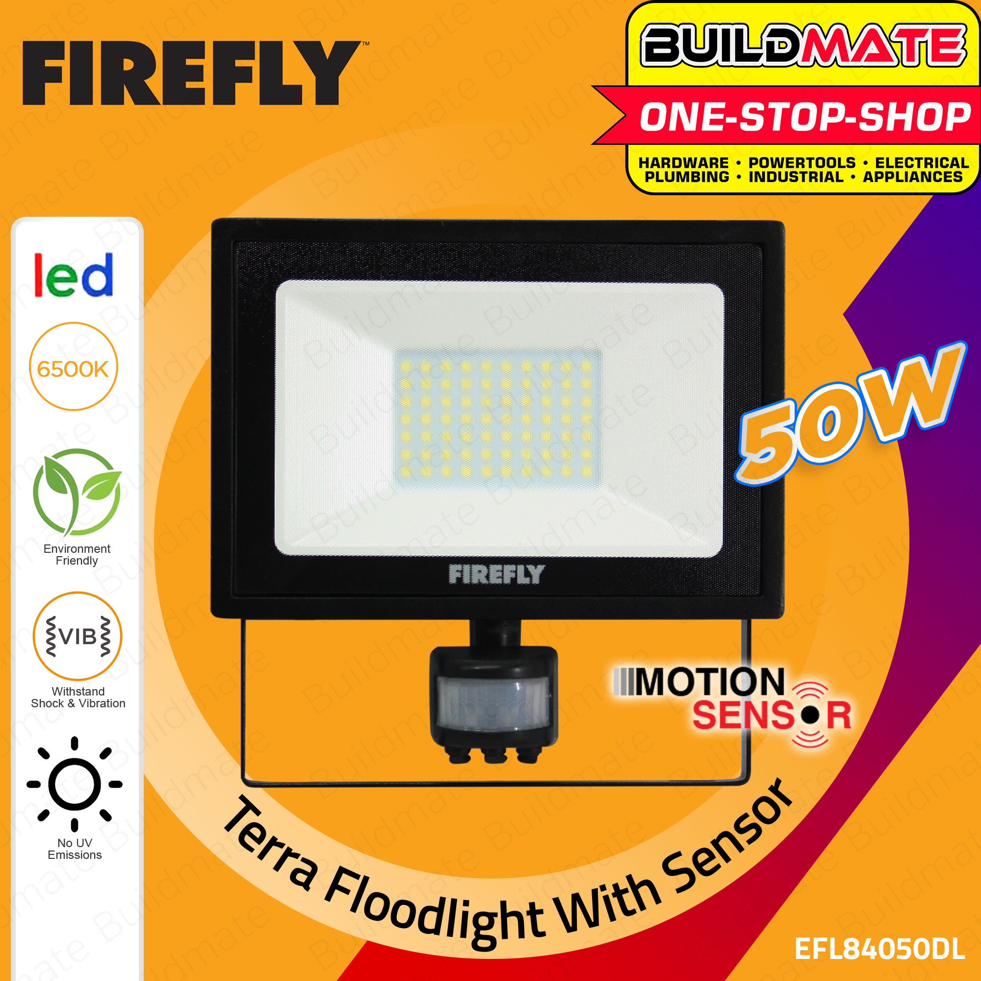 FIREFLY Basic Terra with Sensor LED Floodlight Flood Light DAYLIGHT ...