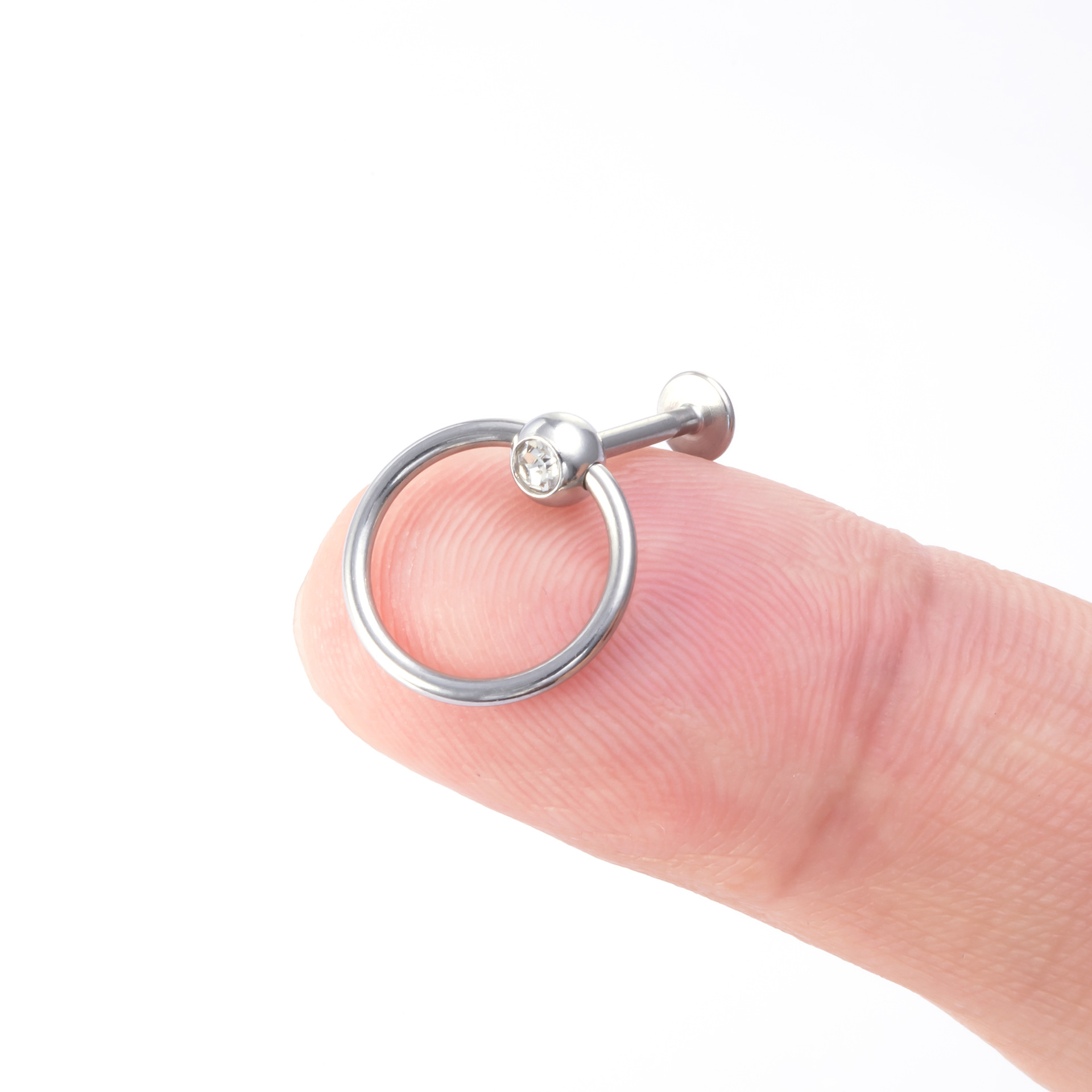 Human body puncture CBR sticky drill lip nail C- shaped stainless steel ...