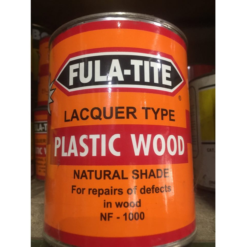 Fulatite fula-tite fula tite lacquer type plastic wood dough natural ...