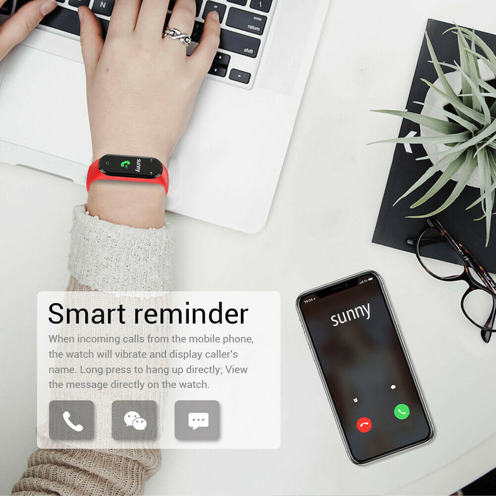 【Hottest Trends】Sport Smart Bracelet Watch Call Vibration Alert Message ...