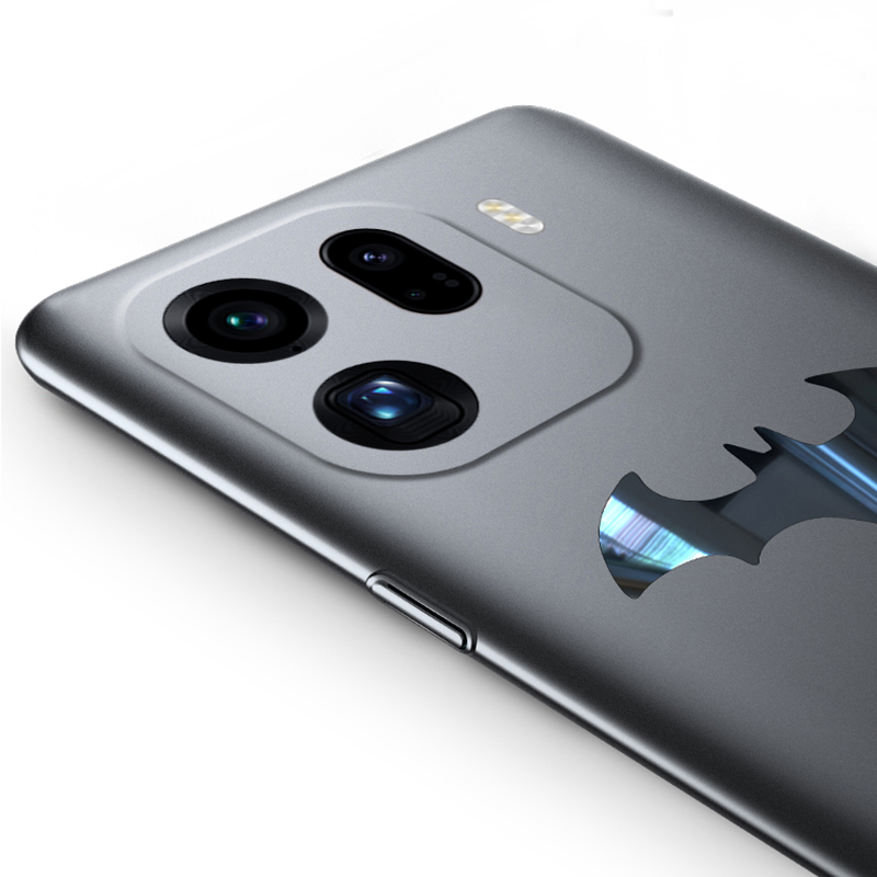 For OPPO Find X9 Pro Case Smooth Metal Bat Man Marvel DC Design ...