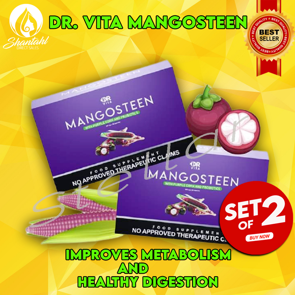 SET OF 2! AUTHENTIC Dr. Vita Mangosteen with Purple Corn and Probiotics ...