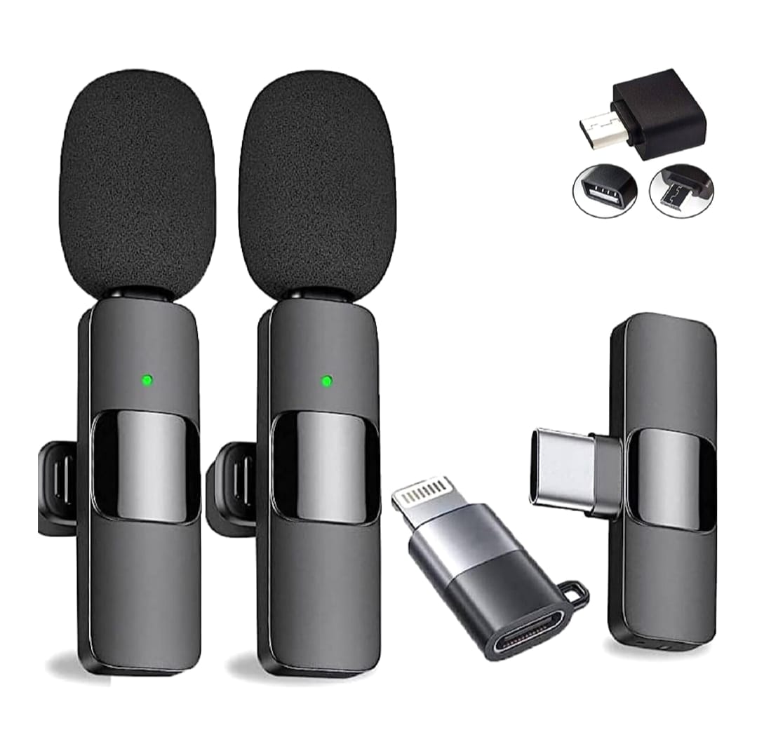 K9 Wireless Collar Mic iPhone/Android & Type C Supported Wireless Microphone | Daraz.com.np