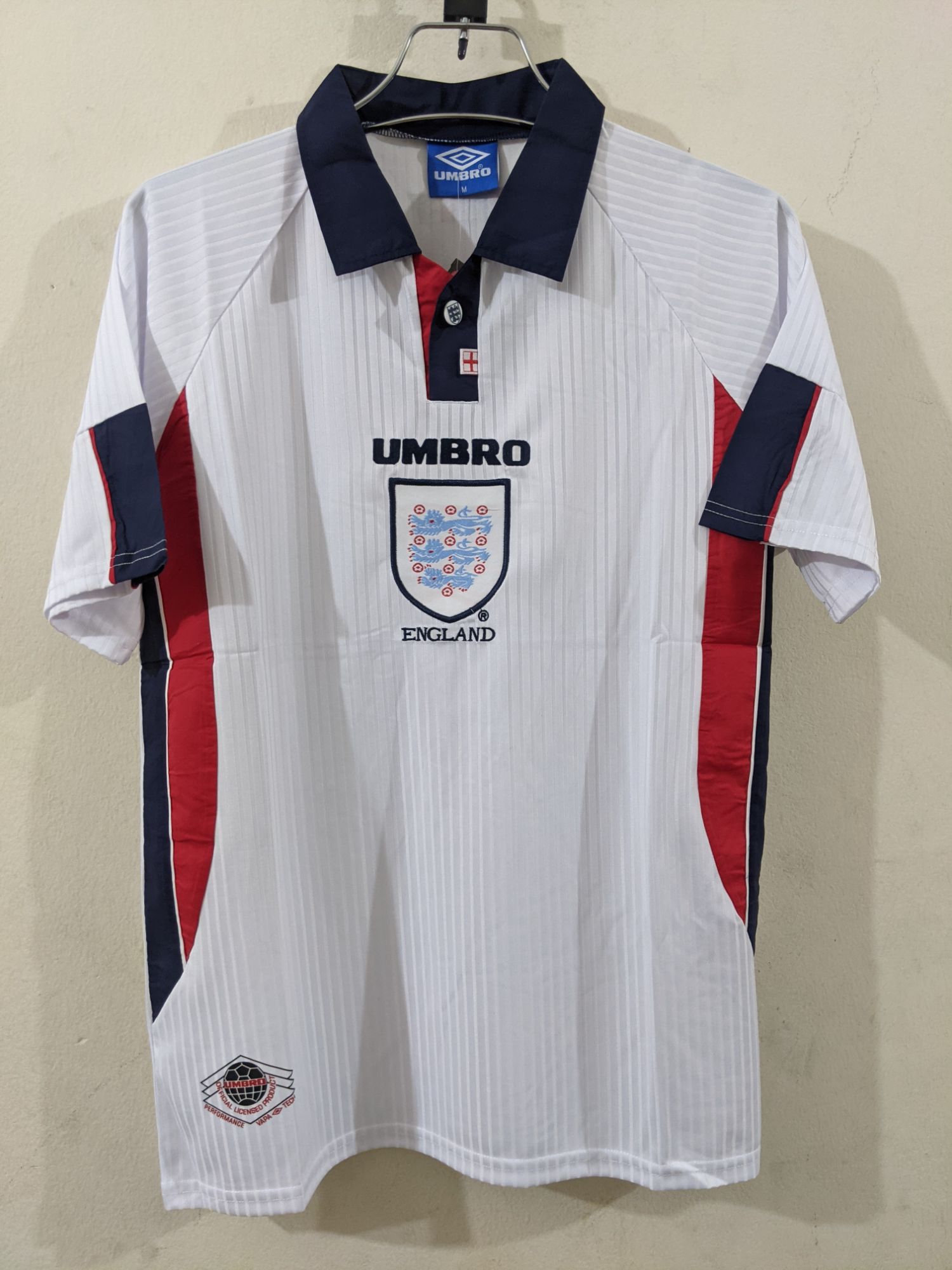 ENGLAND 1998 HOME JERSEY RETRO EDITION | Daraz.com.bd