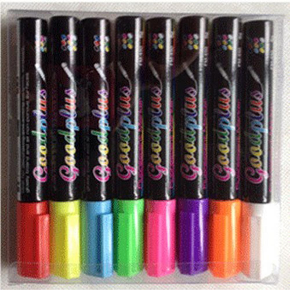 【PlayVoyage】Limit shows 8 Colors Highlighter Wet Chalk Neon Marker Pen ...