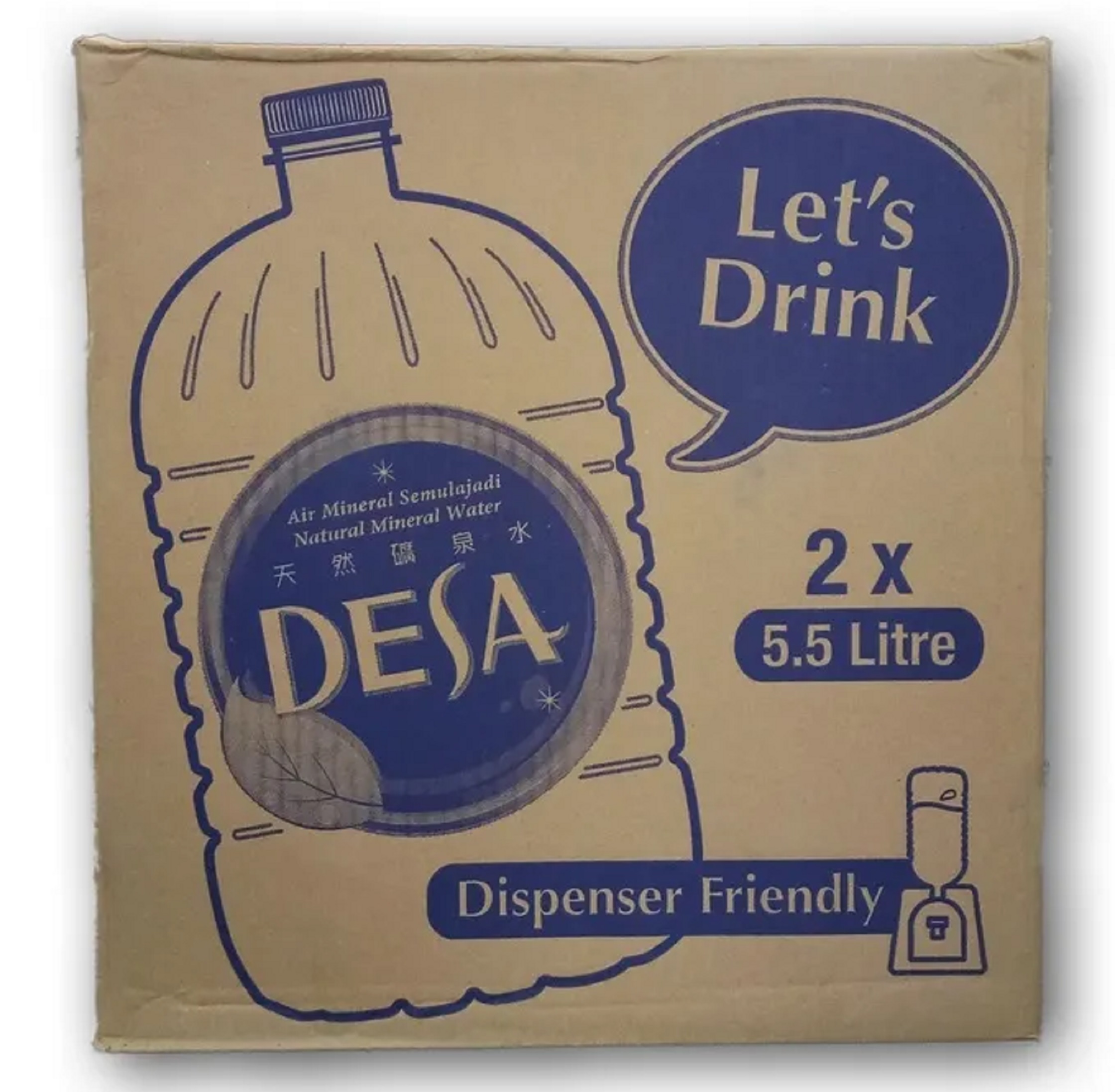 5.5L x 2 Desa Natural Mineral Water | Lazada