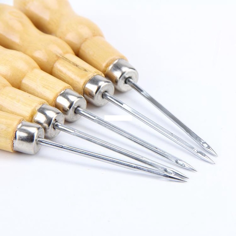 Wooden Handle Awls Diy Tent Sewing Awl Shoes Repair Tool Hand Stitcher ...