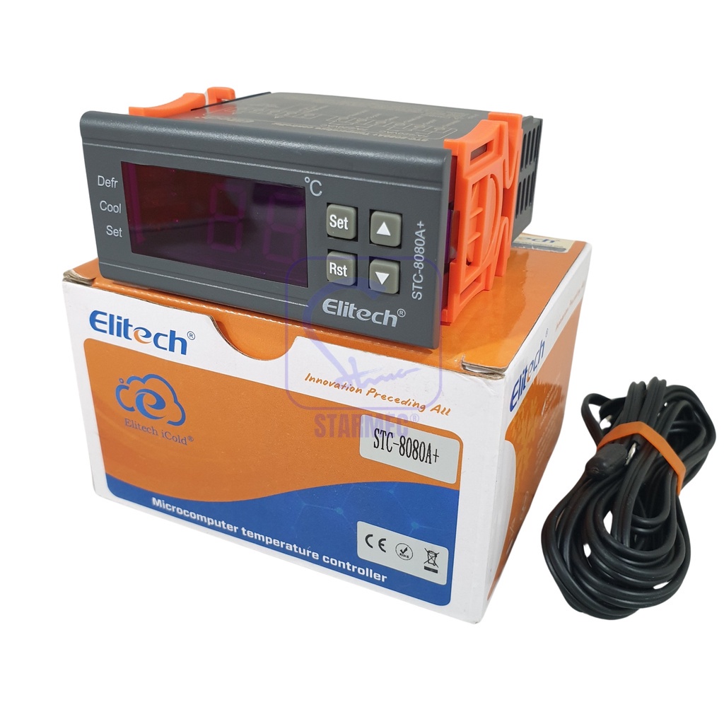 Thermostat Digital STC-8080A+ Elitech Temperature Controller Original ...