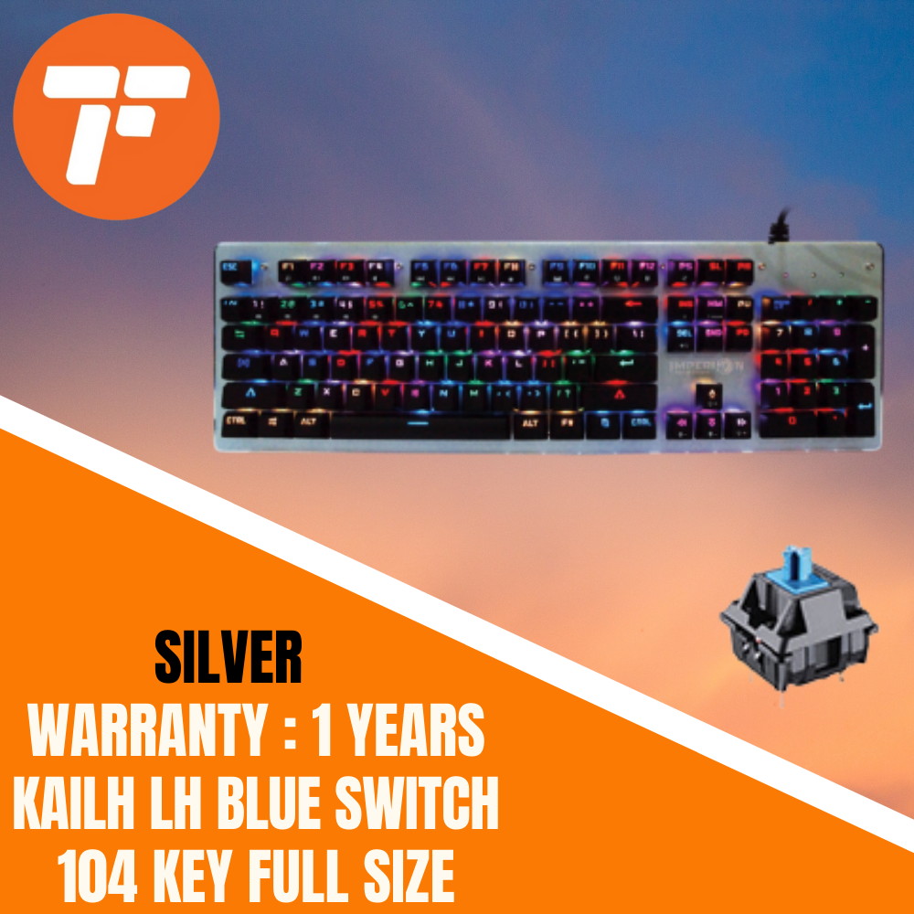 Flexi Tech Imperion Mech 10 RGB Mechanical Gaming Keyboard Kailh LH ...