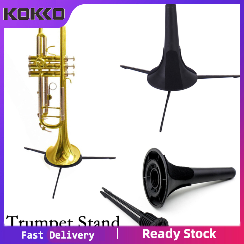 KOKKO Portable Trumpet Stand Tripod Stand Musical Instrument Rest ...