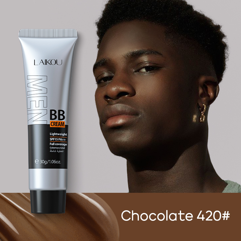 LAIKOU BB Cream Men's Grooming Full Coverage Skin Corrector Concealer ...