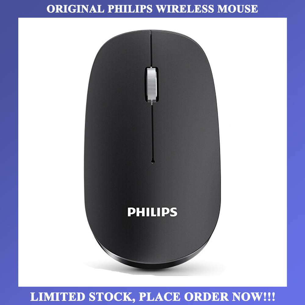 【COD】PHILIPS M305 Wireless Rechargeable Charging Silent Gaming Mouse ...
