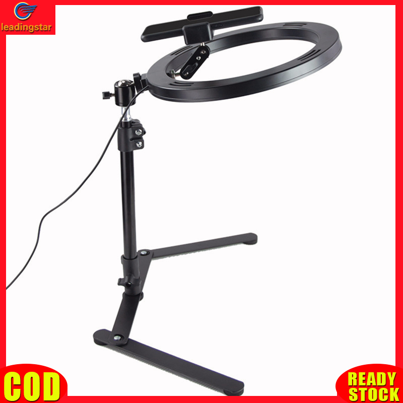 LeadingStar RC Authentic Desk Ring Light With Camera Mount Overhead ...