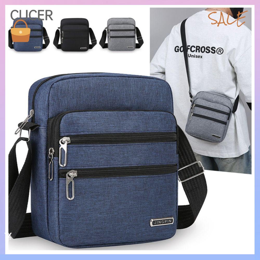 CBT ดำ เทา น้ำเงิน กระเป๋าสะพายข้าง ไนลอนโพลีเอสเตอร์ ไม่ซึมน้ำ กระเป๋า ...