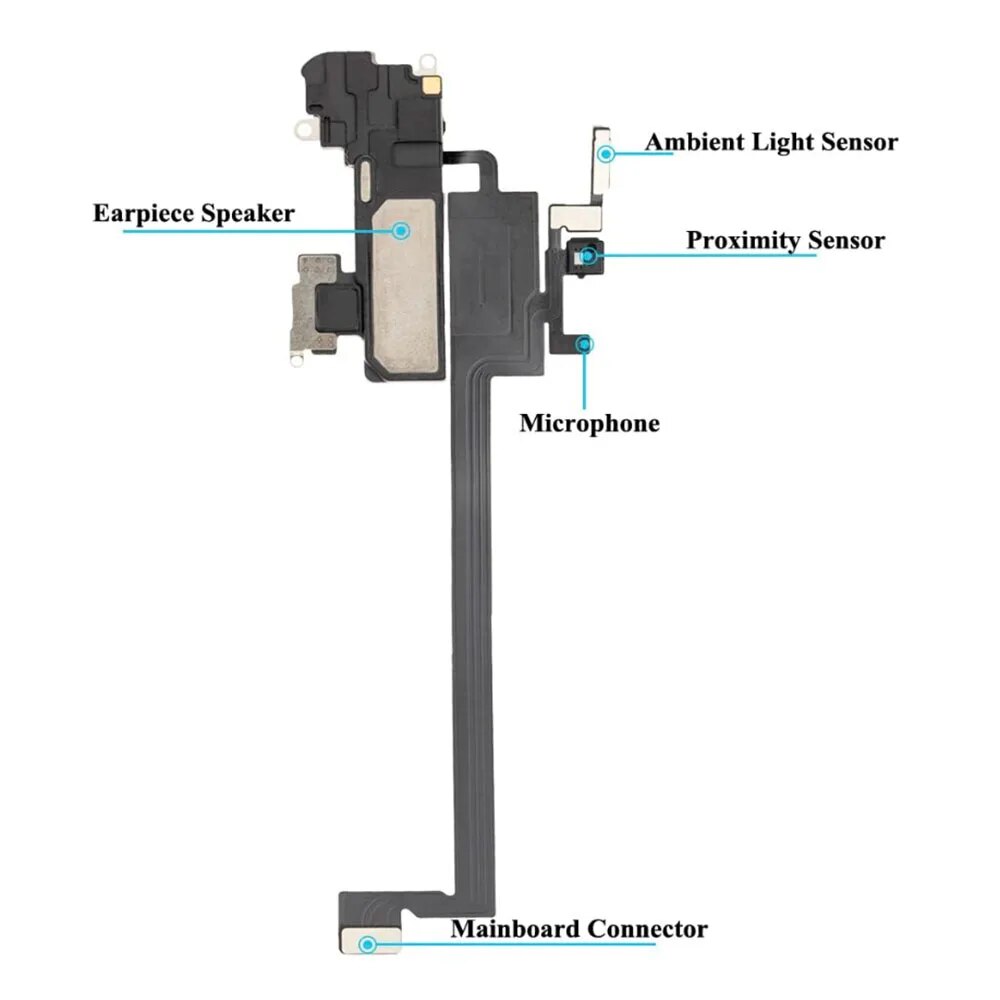 Ear piece Speaker Flex Cable For iPhone X XS 11 Pro Max Earspeaker Ear ...