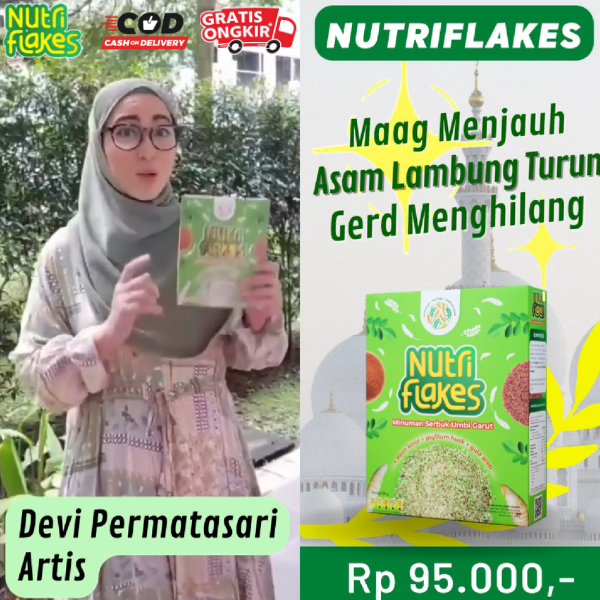 Nutriflakes Seral Umbi Garut Mengatasi Asam Lambung Dan Gerd Makanan