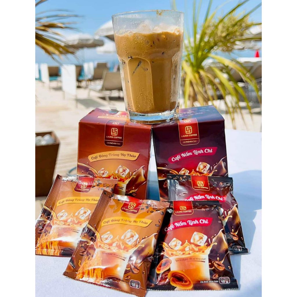 Cà Phê Nấm Linh Chi Laura Coffee Chính Hãng Laura Sunshine Nhật Kim Anh ...