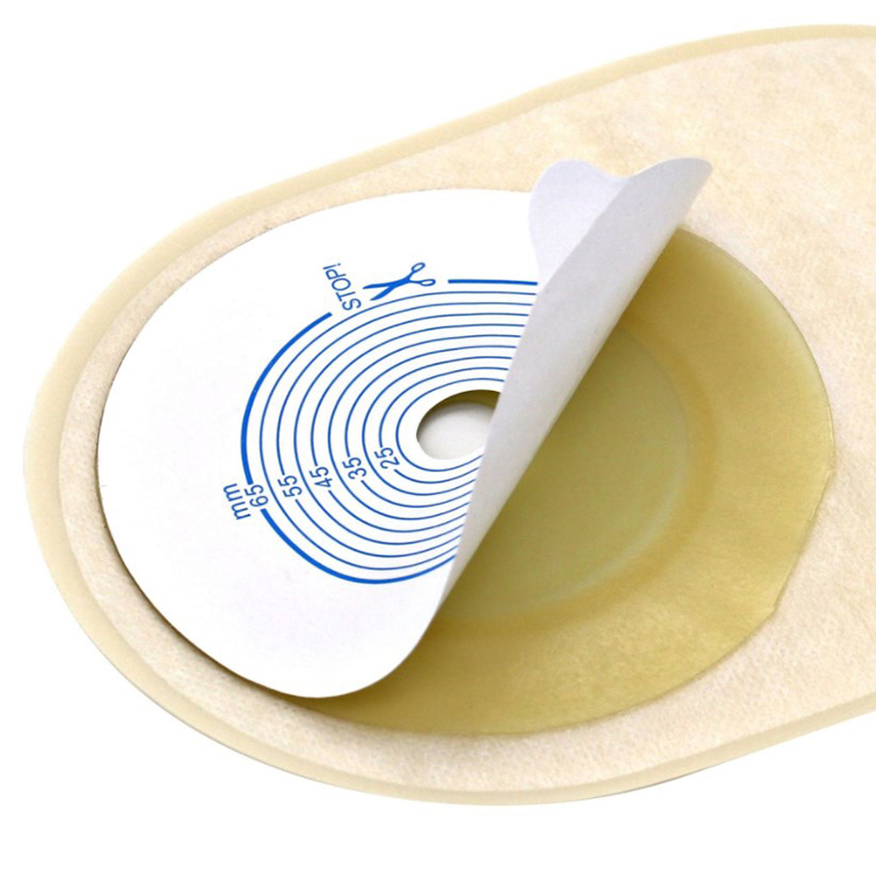 Colostomy Bag Disposable Adhesive One Piece Drainable Ostomy Pouch ...