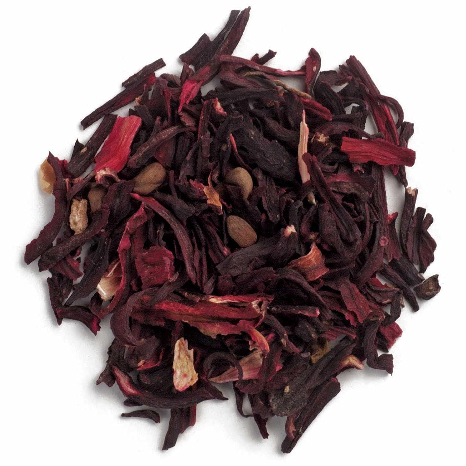 Organic Hibiscus Flowers, 16 Ounce, Sun Dried Bright Red Color, Fruity ...