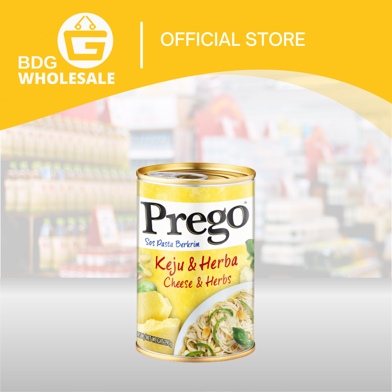 Prego Cheese & Herbs Pasta Sauce 24 x 290g | Lazada