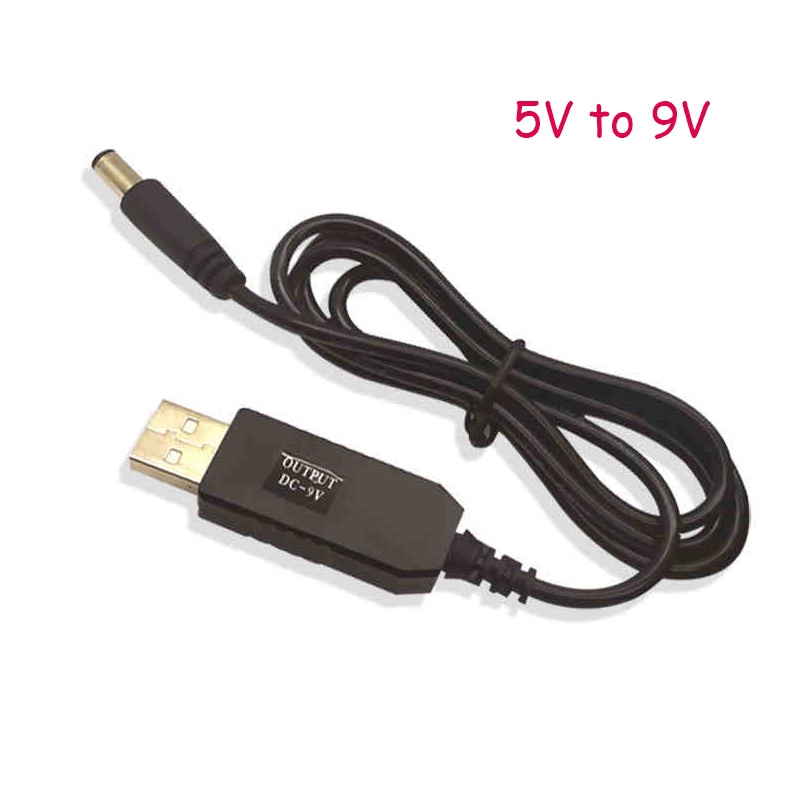 ♢ZJW DC 5V to 12V 9V 5V Powerbank USB to DC Wifi Router Power Cable ...