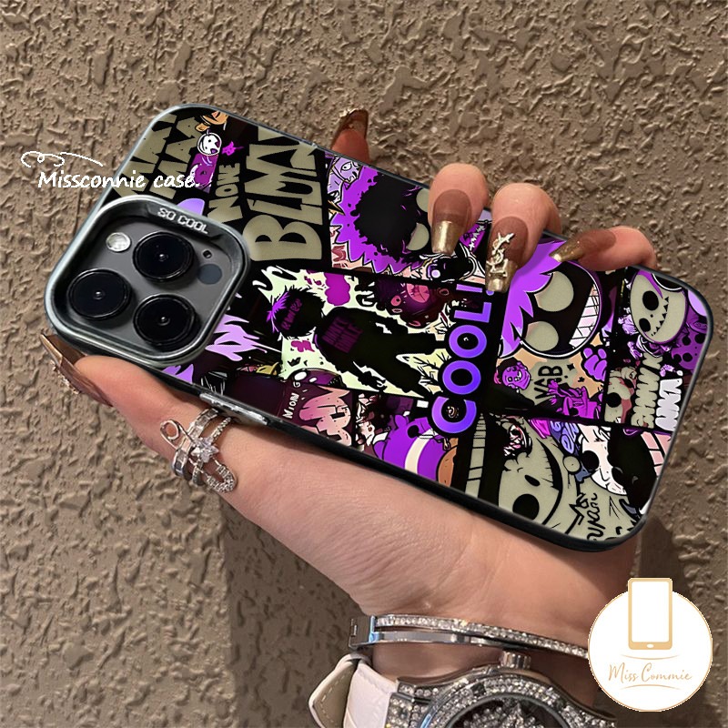 Trendy Doodle Ghost Boy Comic Book Style Case Compatible for IPhone 16 ...
