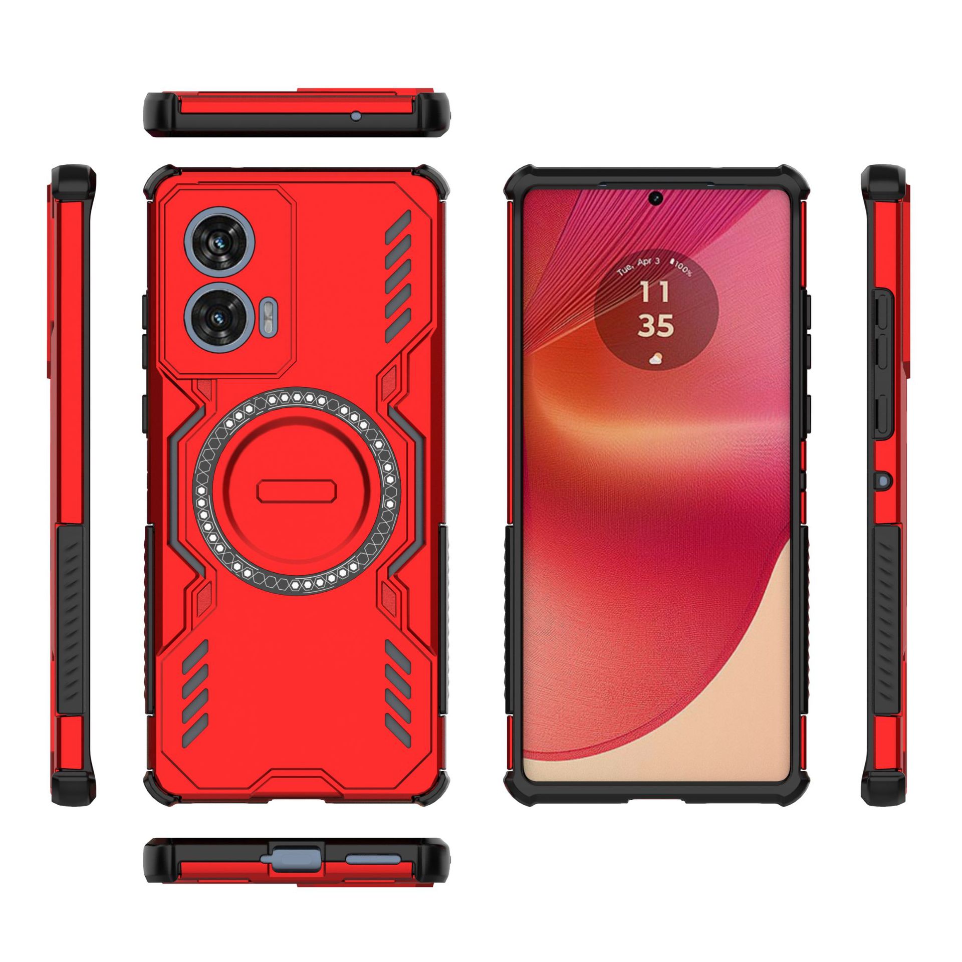 Motorola Edge 50 Fusion Phone Case,Magnetic Drop-Proof Phone Case Cover ...