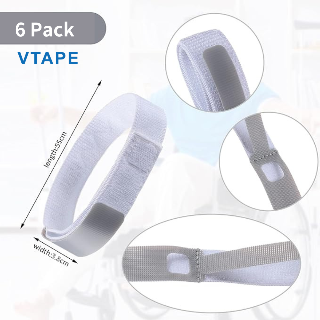 Wenefang Fashion 6 Pcs Fixation Straps Catheter Fixator Elastic ...