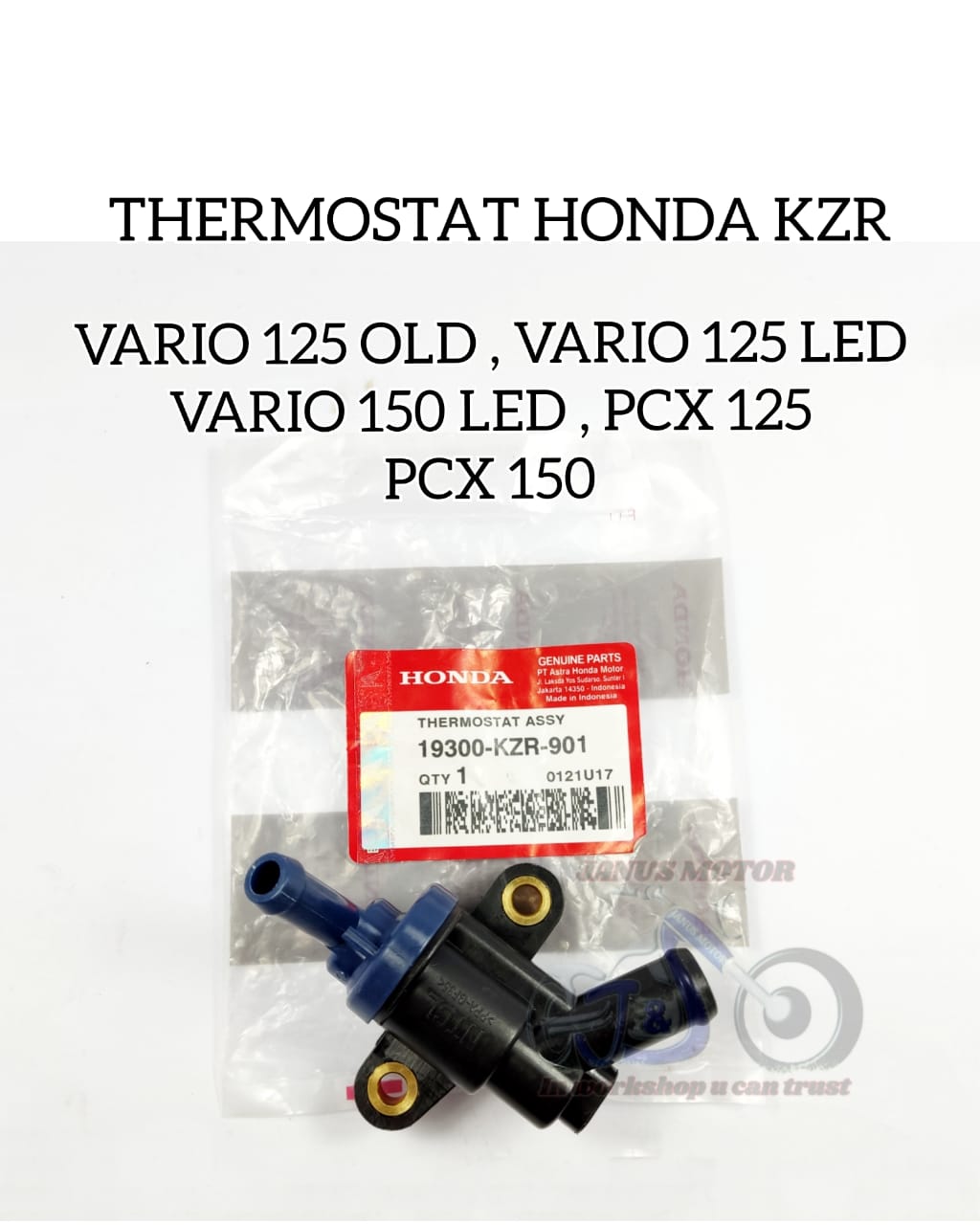 Thermostat PCX Vario 125 150 Original Honda presisi dan awet termostat ...