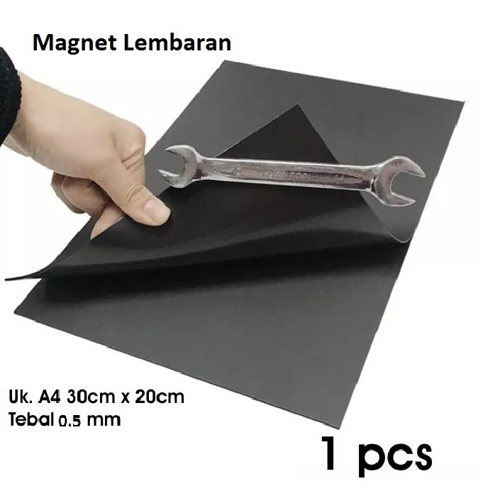 IDEKU Magnet Lembaran Sheet Ukuran A4 30x20cm Tebal 0,5mm Magnetic ...