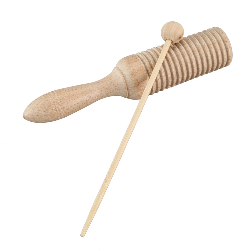 Kid Children Musical Toy Wooden Crow Sounder Percussion Instrument ...