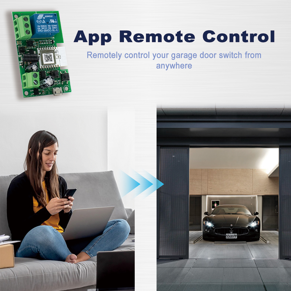 Ewelink Tuya Zigbee 1-Gang 5v 12v 24v Smart Door Lock Inching Relay ...