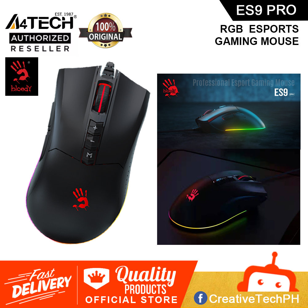 A4TECH BLOODY ES9 PRO RGB ESPORTS Gaming Mouse | Lazada PH