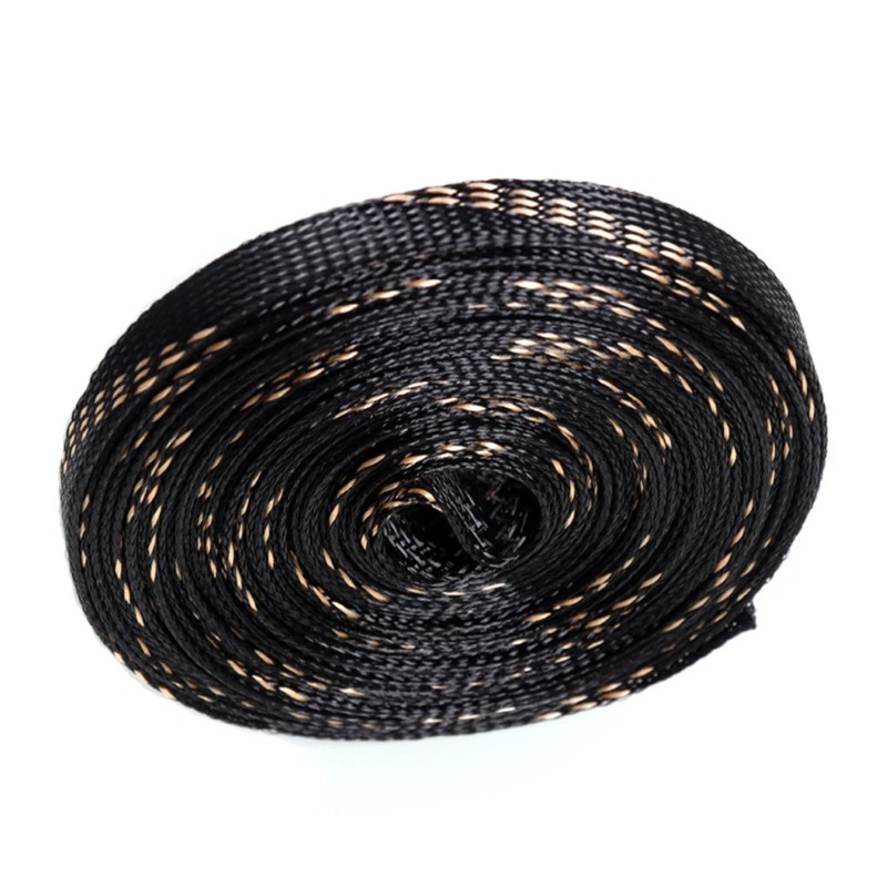 5M PET Expandable Cable Sleeve Wire Gland Protection Insulation Braided ...