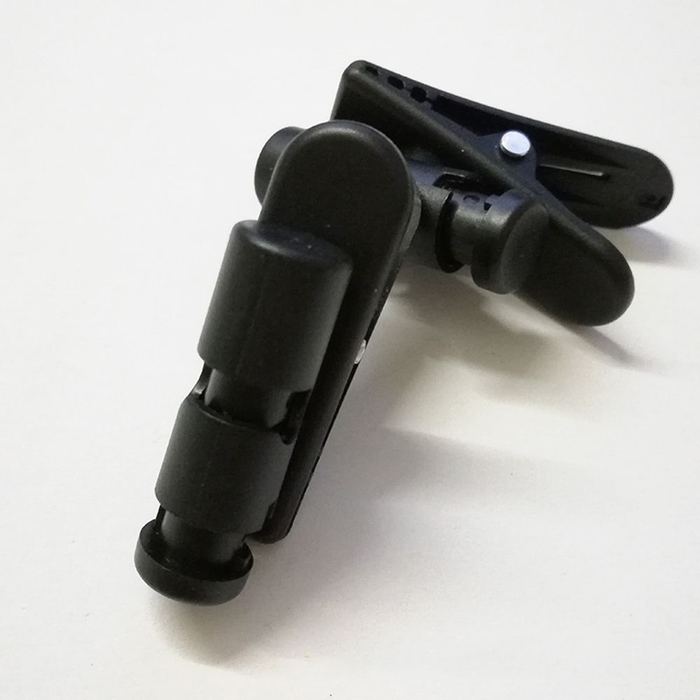 Black 1pc Universal Plastic Mount Lapel Collar Wire Holders Cord Clips ...