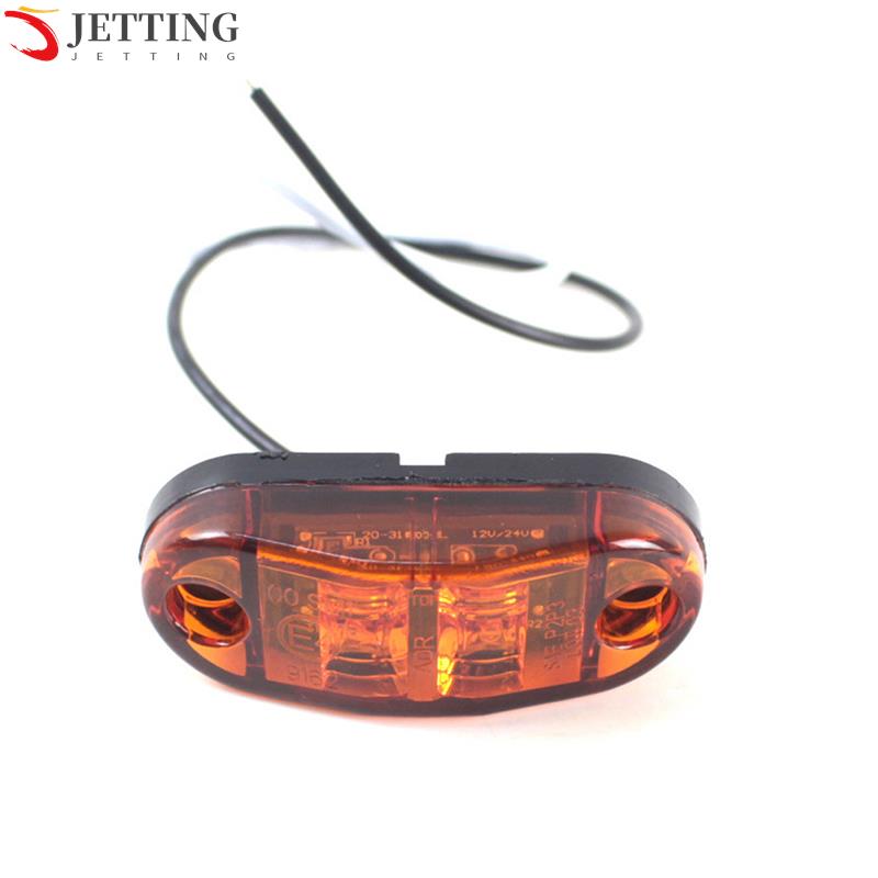 1pc 12v 24v Led Side Marker Lights Tail Auto Car External Lights ...