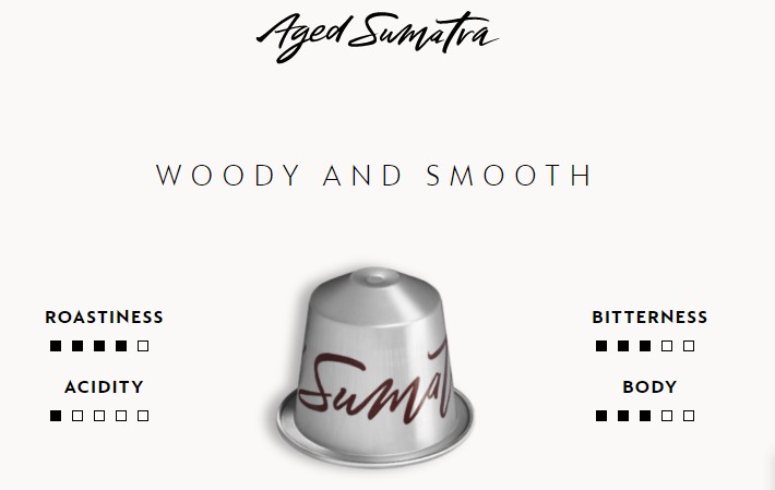 แคปซูลกาแฟ เนสเพรสโซ่ Nespresso Capsule ของแท้ ???? Aged Sumatra - MixASale